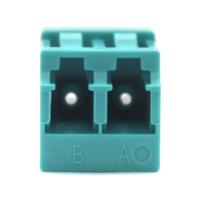 China OM3 Multimode Duplex LC Fiber Optic Adapter High Low Type LC Fiber Coupler for sale