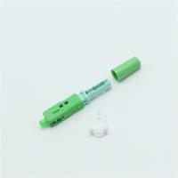 China V Groove FTTX Products Fast Install Fiber Optic Connector Round Head for sale