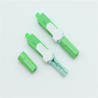 China V Groove FTTX Products Fast Install Fiber Optic Connector Round Head for sale