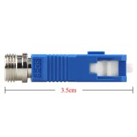 China Simplex Coupler Single Mode Fiber Optic Adapter SC Male To FC Female for sale