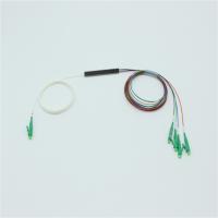 China Blokless Fiber Optic Splitter 1×4 Planar Lightwave Circuit Splitter For FTTx Projects for sale