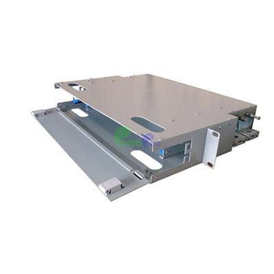 China 24 Ports rack mount ODF Fiber Distribution Frame FTTH Terminal Box for sale