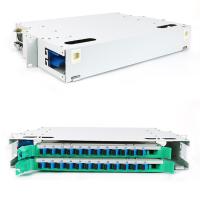 China 24 Ports rack mount ODF Fiber Distribution Frame FTTH Terminal Box for sale