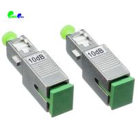 China SC UPC Metal Plastic Fiber Optic Attenuator 30dB VOA Optical Fixed Attenuator for sale