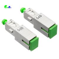 China SC UPC Metal Plastic Fiber Optic Attenuator 30dB VOA Optical Fixed Attenuator for sale