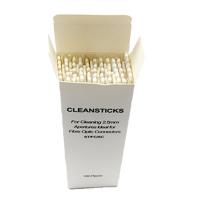 China SC SC2 FC Fiber Optic Tools Connector Cleaning Swab Stick 2.5mm for sale