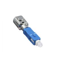 China Square Round FTTH Fiber Connector Adapters Simplex Coupler Single Mode for sale