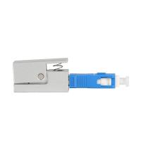 China Square Round FTTH Fiber Connector Adapters Simplex Coupler Single Mode for sale