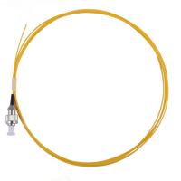 China APC UPC LSZH PVC Fiber Optic Pigtail FC Singlemode 0.9mm Simplex for sale