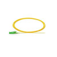 China 0.9mm Simplex Fiber Optic Pigtail E2000 APC Singlemode Jumper LSZH PVC for sale