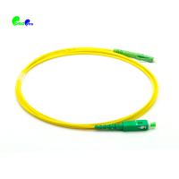 China APC SC LC Single Mode Simplex Fiber Optic Jumper SM SX 3 Meters for sale