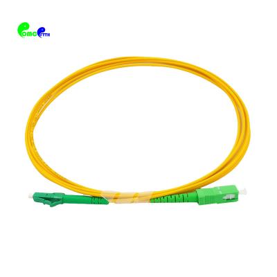 China APC SC LC Single Mode Simplex Fiber Optic Jumper SM SX 3 Meters for sale