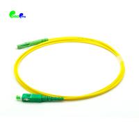 China APC SC LC Single Mode Simplex Fiber Optic Jumper SM SX 3 Meters for sale