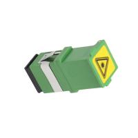 China SM Fiber Optical Adapter Singlemode Simplex SC Fiber Coupler SC APC Midcoupler Green for sale