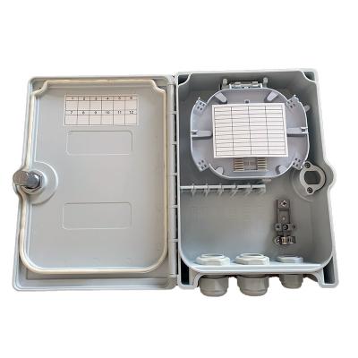 China 6 Cores Wall Mount IP65 Fiber Distribution Box For External Use for sale