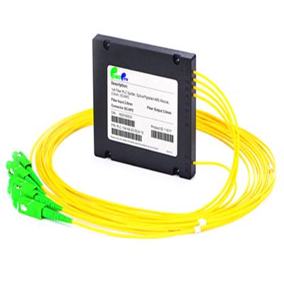 China 1650nm ABS Cassette PLC Splitter FTTx Tools Optical Fiber Coupler for sale
