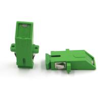 China Reduced Flanged SM Fiber Optical Adapter Singlemode Simplex SC Fiber Coupler with Build-in Shutter for sale