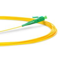 China APC UPC LSZH PVC Single Mode Fiber Pigtails 0.9mm Simplex Fiber Jumper for sale