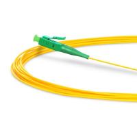 China APC UPC LSZH PVC Single Mode Fiber Pigtails 0.9mm Simplex Fiber Jumper for sale