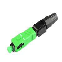 China Singlemode Fiber Optic 3.0mm FTTH Products SC APC Fast Connector 60mm for sale