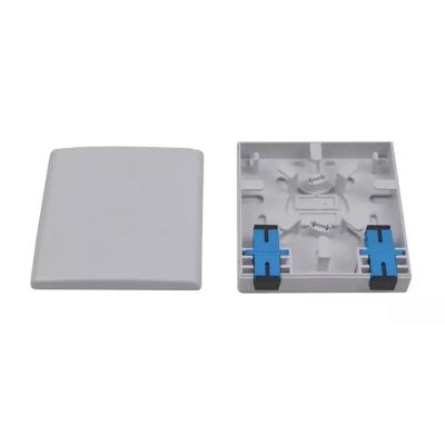 China Wall Mount FTTH Products Optical Fiber Tools Fiber Optic Faceplate for sale