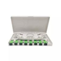 China ODN FTTH 8 Cores fiber optic splitter box 8 Channels 8 Ports for sale