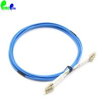 China OM2 50 / 125 LC - LC  duplex Fiber optic Patch Cable LSZH CPR Certification for sale