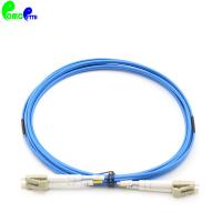 China OM2 50 / 125 LC - LC  duplex Fiber optic Patch Cable LSZH CPR Certification for sale
