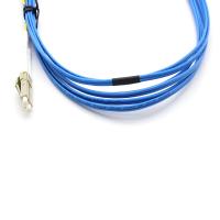 China OM2 50 / 125 LC - LC  duplex Fiber optic Patch Cable LSZH CPR Certification for sale