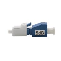 China 5dB Fixed Fiber Optical Attenuator Male To Female LC UPC for sale