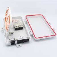 China 4 Core Fiber Optic Terminal Box PLC Splitter Waterproof For Ftth for sale