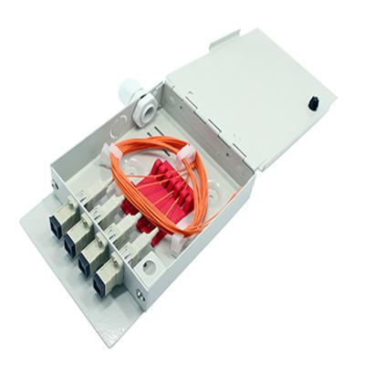China 4 Cores Wall Mount Fiber Terminal Box -FTBM104A For FTTH Cabling Point for sale