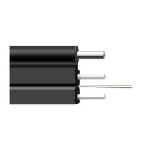 China Outdoor Steel Wire FTTH Fiber Optic Drop Cable LSZH Self Support for sale