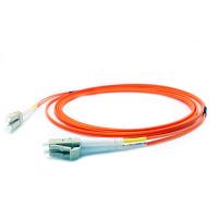 China Duplex Multimode Fiber Optic Patch Cord 62.5 / 125 OM1 LC UPC - LC UPC for sale