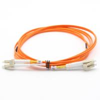 China Duplex Multimode Fiber Optic Patch Cord 62.5 / 125 OM1 LC UPC - LC UPC for sale