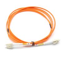 China Duplex Multimode Fiber Optic Patch Cord 62.5 / 125 OM1 LC UPC - LC UPC for sale