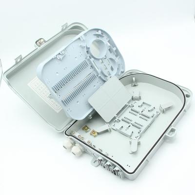 China 24 Cores Fiber Distribution Box Full Loaded With Plc Splitter And Adapter for sale