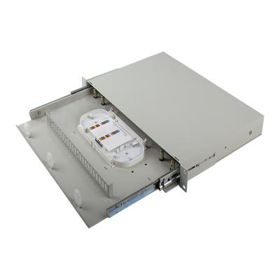 China Full Cover Slide Rail Rack Mount Patch Panel 19