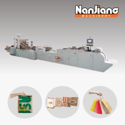 China 70-130 Bags/Min Square Bottom Paper Bag Machine Roll Feding HD-430 for sale
