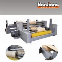 China FJ-800 50m/Min Roll Paper Slitting Machine , 100-500mm Paper Roll Rewinding Machine for sale