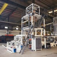 China PE Heat Shrink Biodegradable Film Blowing Machine Extrusion High Speed for sale