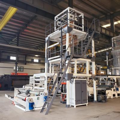 China PE Heat Shrink Biodegradable Film Blowing Machine Extrusion High Speed for sale