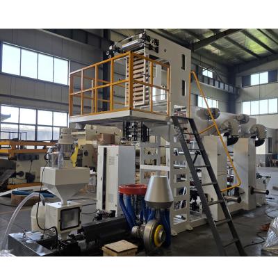 China Automatic PE Blown Film Machine with 2 Color Printing Unit | Plastic Film Extrusion Equipment for sale
