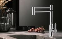 China Kitchen Faucet Extend Water Outlet Pipe And Fold It At Multiple Angles For Cold And Hot Water for sale