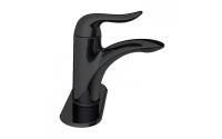 China Smooth Lines And Ergonomic Basin Faucet Wing Shaped Handle Easy To Control Water Flow And Temperature for sale