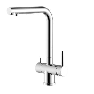 China Minimalist Style Kitchen Sink Faucets With Downward Water Outlet And Stable Installation Base for sale