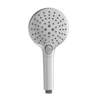 China Multiple Water Outflow Modes Bathroom Showers Silver White Tone Smooth Surface Ergonomic Design for sale