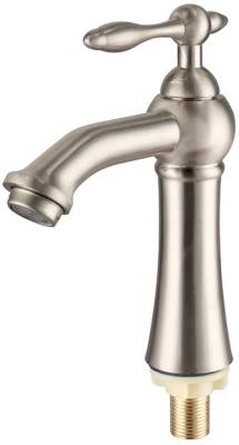 China Easy To Clean Single Handle Bathroom Faucet With Simple And Smooth Lines For A Modern Look for sale