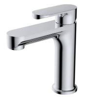 China Simple Art Single Handle Brass Taps Bathroom Sink Faucet Modern for sale
