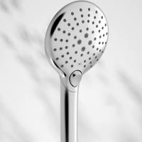 China Polished Bathroom Hand Held Shower Head Gentle Water Outlet Button Replacement Method for sale